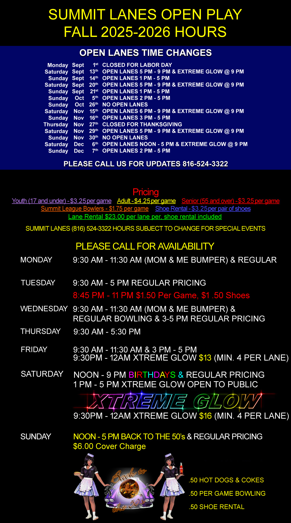 Open Play | Summit Lanes | Lee's Summit, MO