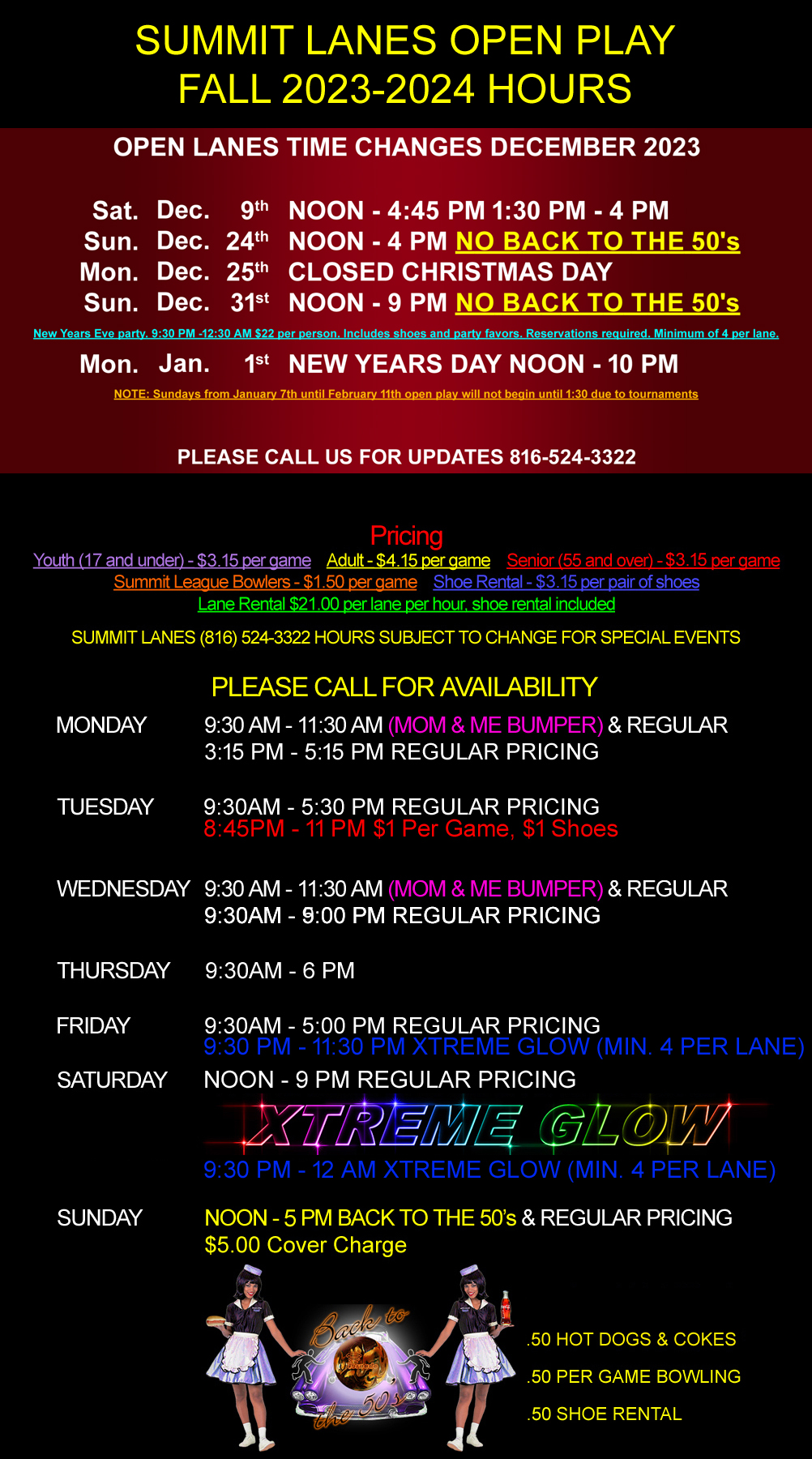 Open Play | Summit Lanes | Lee's Summit, MO